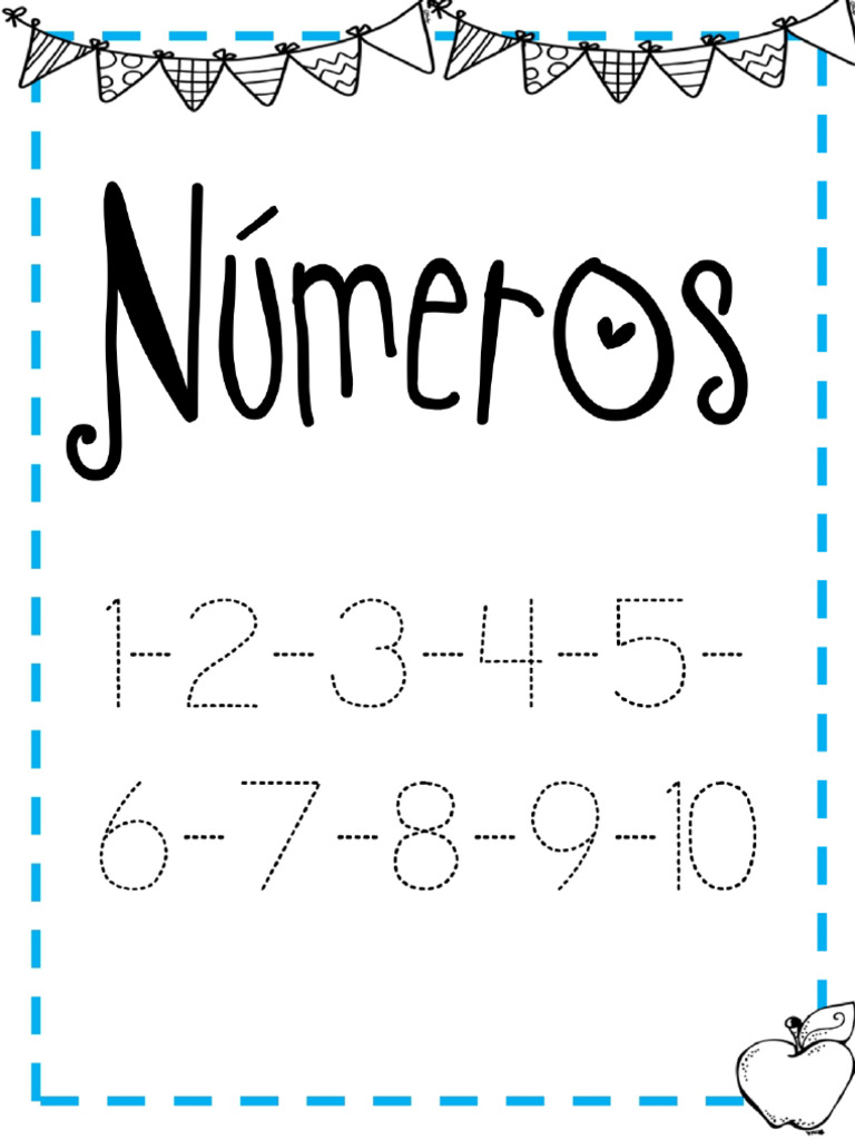 Cuadernito para Aprender Los Números Del 1 Al 10 Por Mundo de Rukkia | PDF