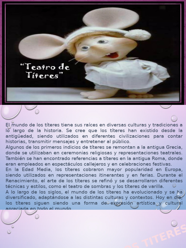 Tit Eres | PDF | Marionetas | Teatro