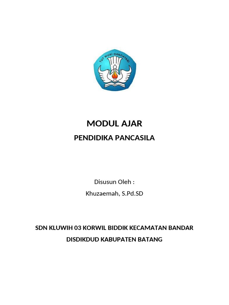 Modul Ajar P4 - Khuzaemah | PDF | Karier & Perkembangan