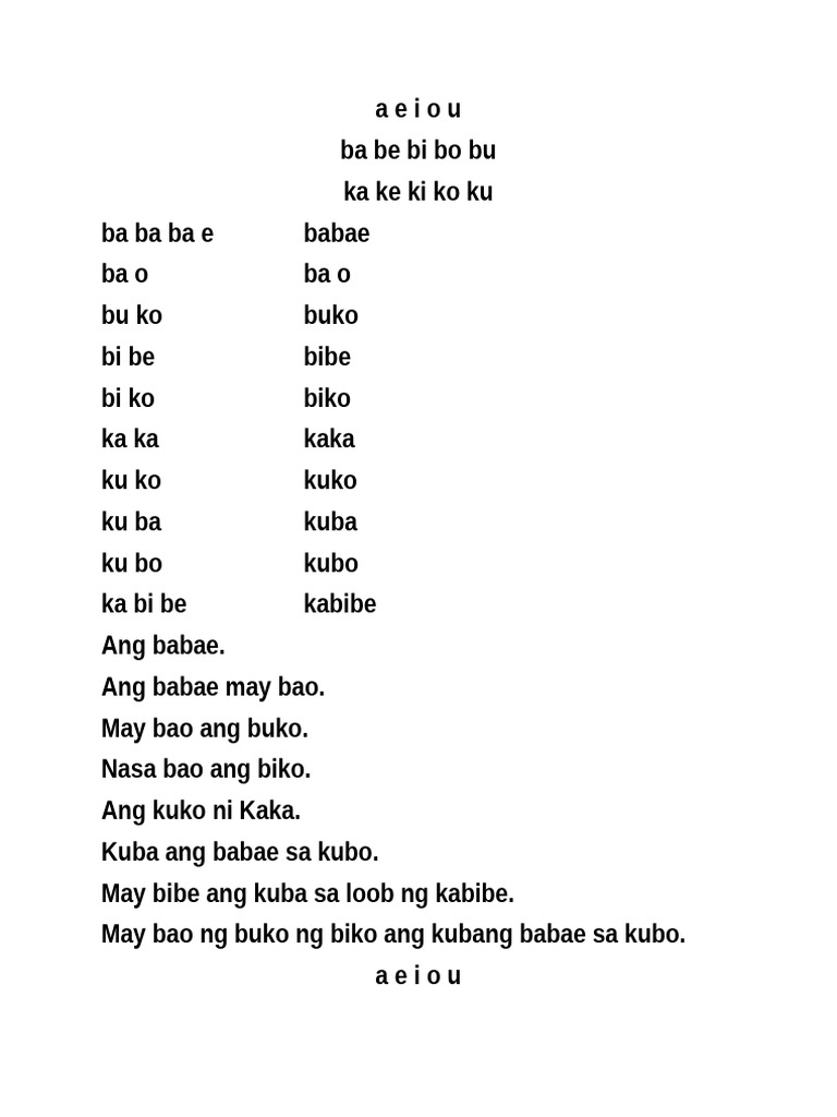 Basa 2 | PDF