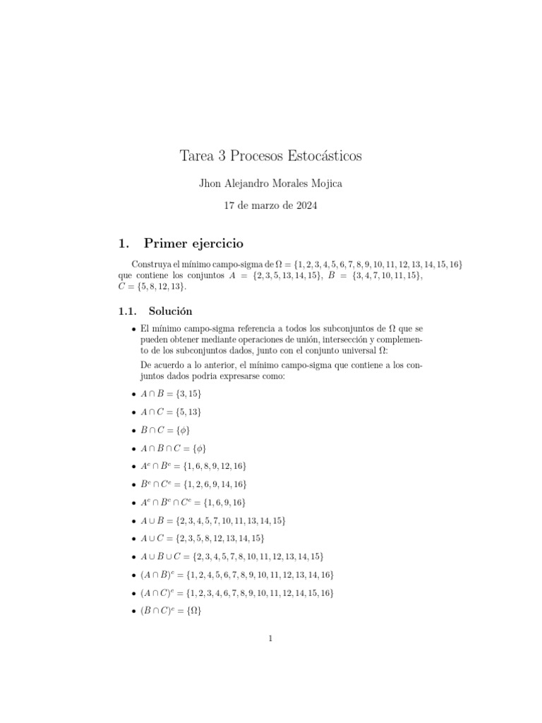 Tarea3_procesos | PDF | Matemáticas | Conceptos matemáticos