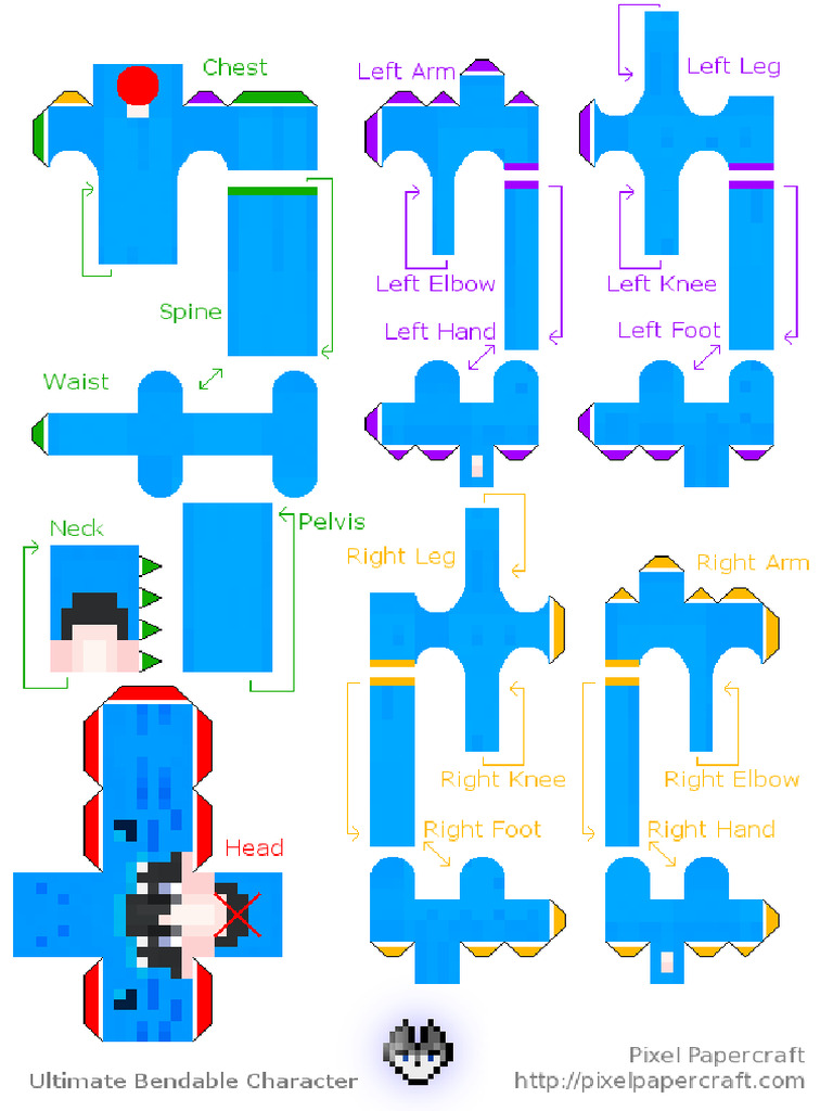 Minecraft Bendable Character (2) | PDF