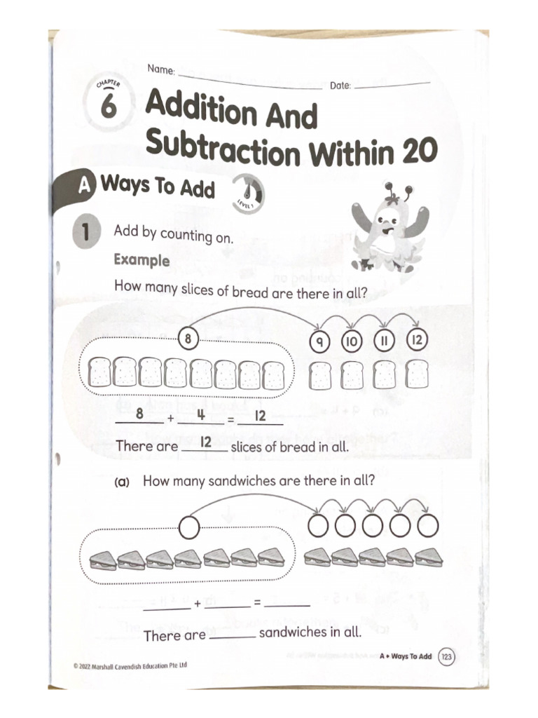 Workbook Addition and Subtaction 20 | PDF