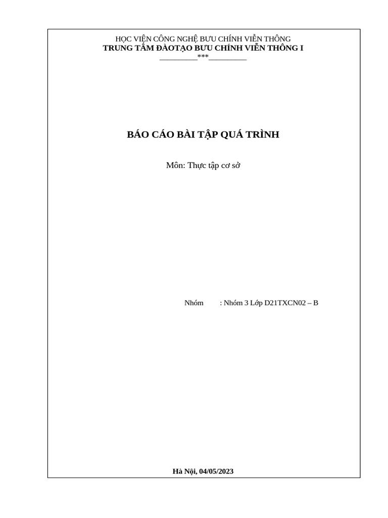 Baocao | PDF