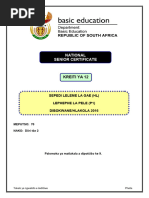 Grade R Activity-Guide-Term-3-Cover - Sepedi - Print | PDF | Learning ...