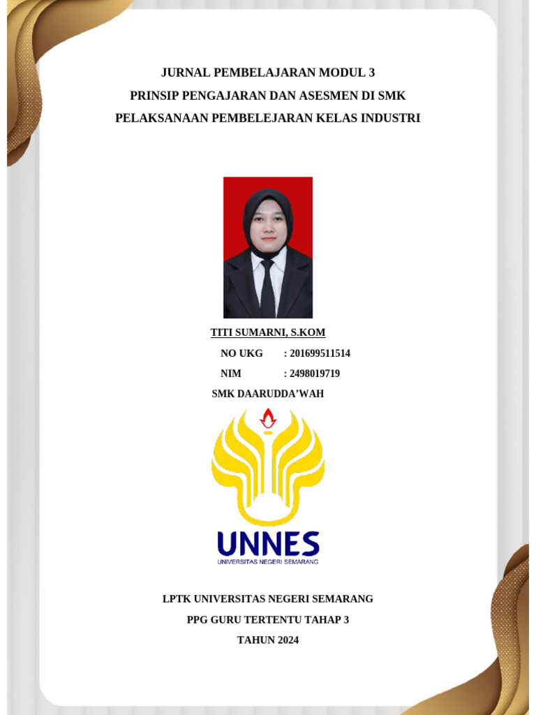 Jurnal Modul 3 Prinsip Pengajaran Dan Asesmen Di SMK Pelaksanaan ...