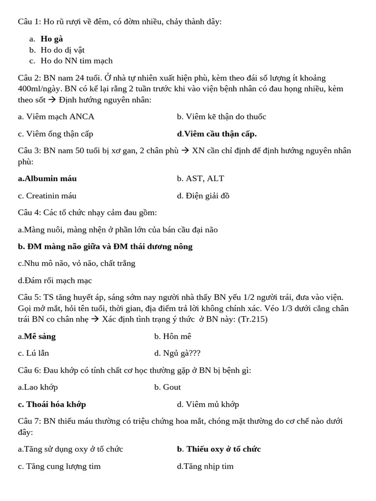 Nội Ôn KTHP | PDF