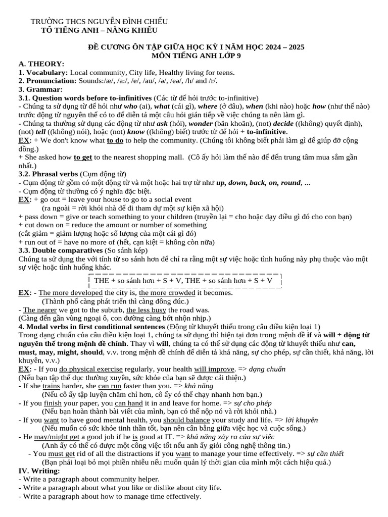 1. ĐỀ CƯƠNG GK1 | PDF