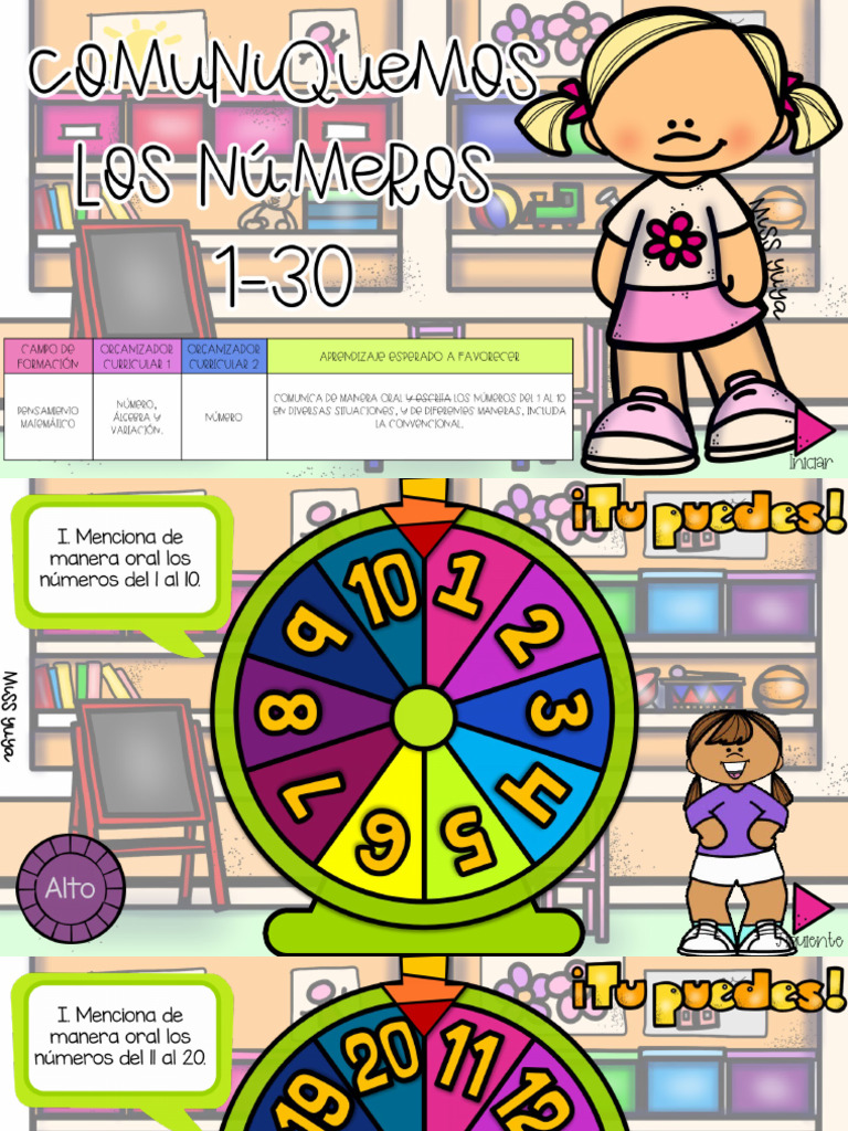 Los Números Del 1 Al 30 | PDF