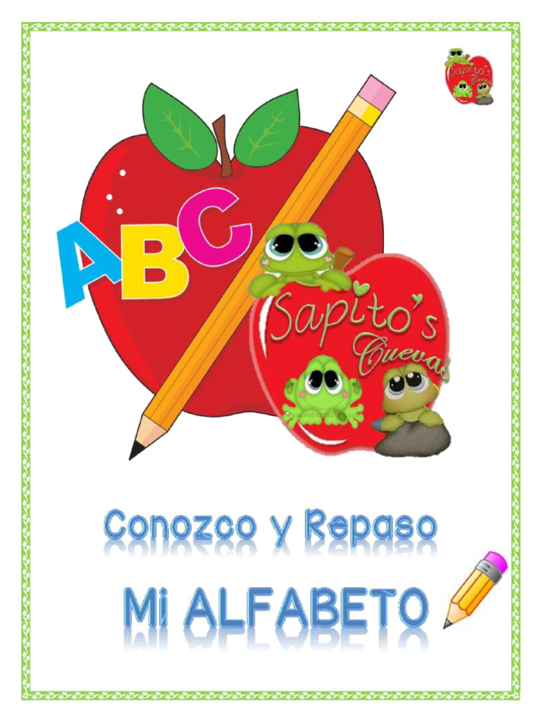 Cuaderno de Lectoescritura Del Abecedario Recopilado Por Materiales ...