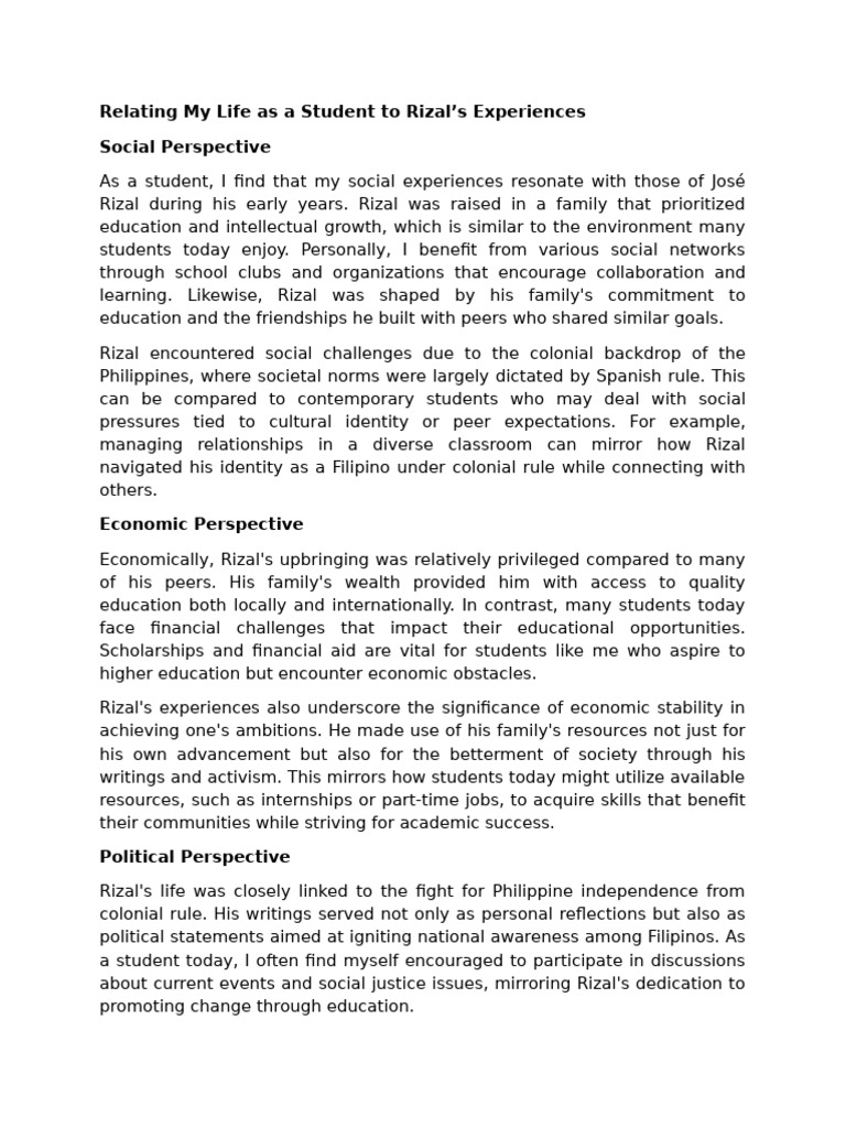 Reflection 2 | PDF | Love | Philippines