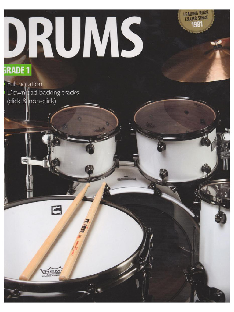 Rock school drums-grade 1 | PDF