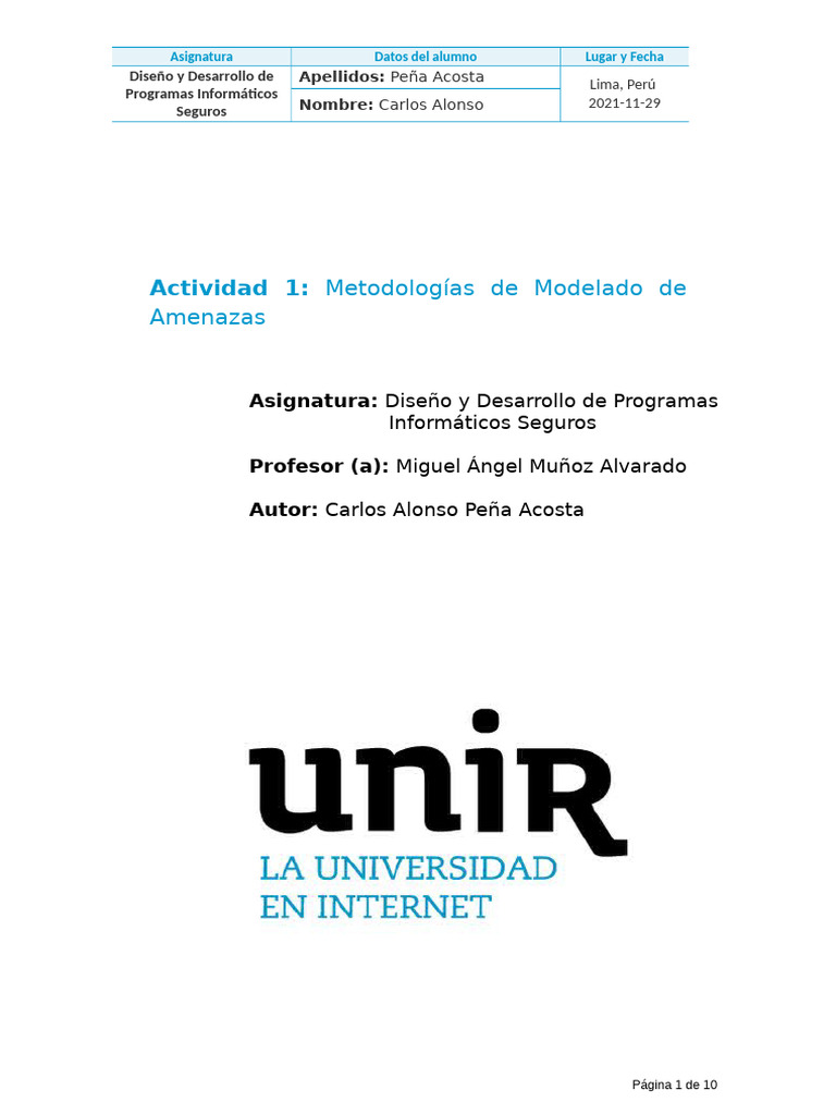 Modelado de Amenazas en Software Seguro | PDF | Software | Informática