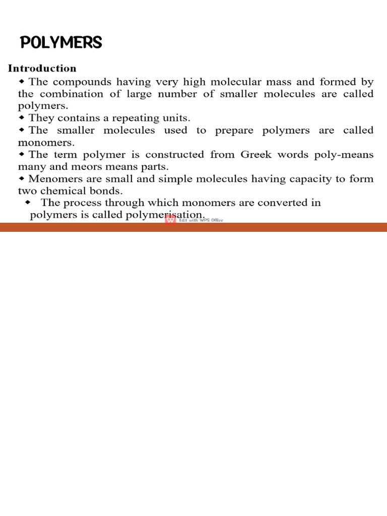 POLYMERS | PDF