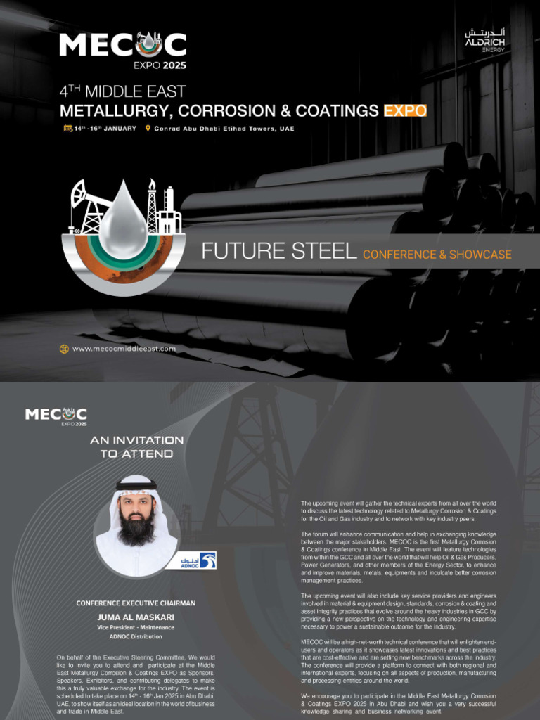 MECOC 2025 Steel Brochure | PDF