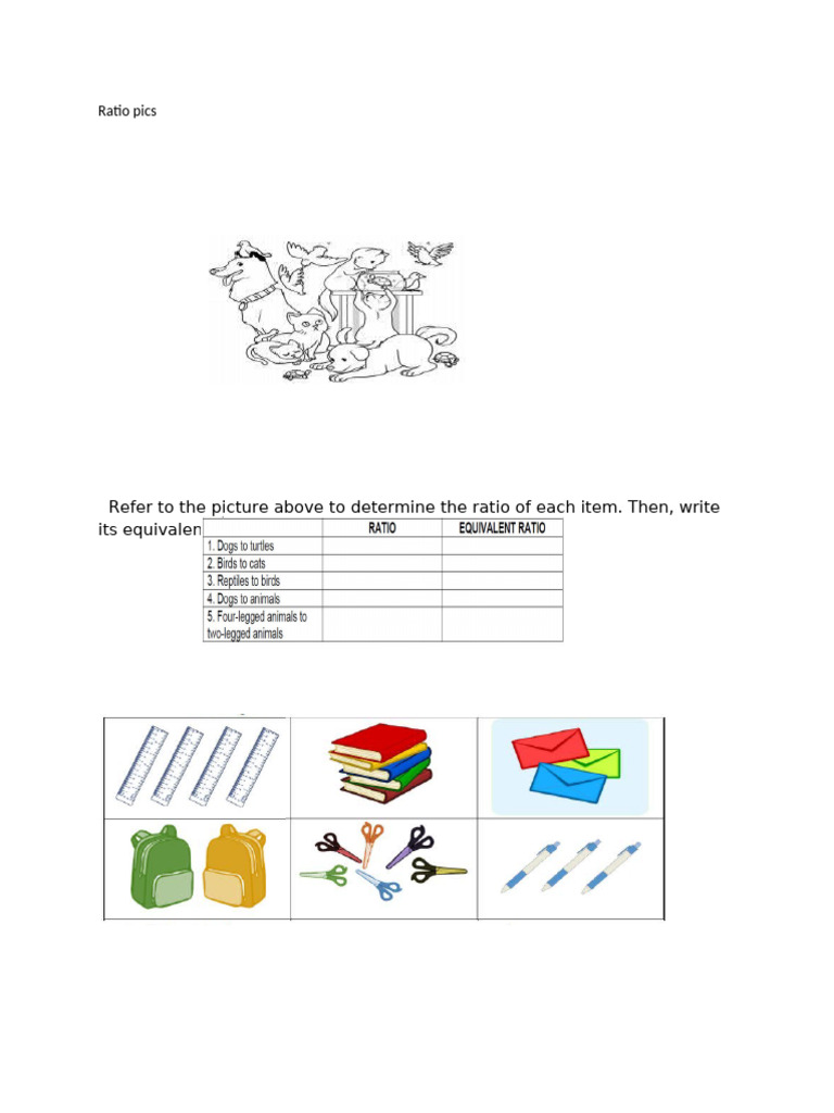 Ratio Pictures | PDF