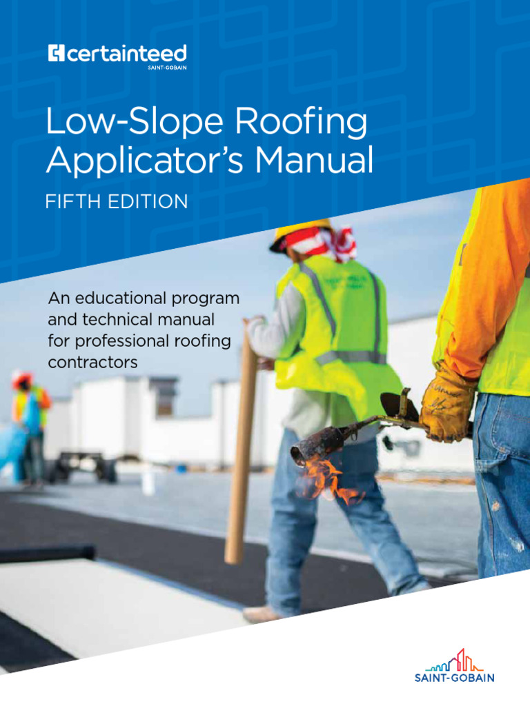 Bitumen Lowslope Applicator Manual 01-03-1033 NA en 2306 | PDF | Roof ...