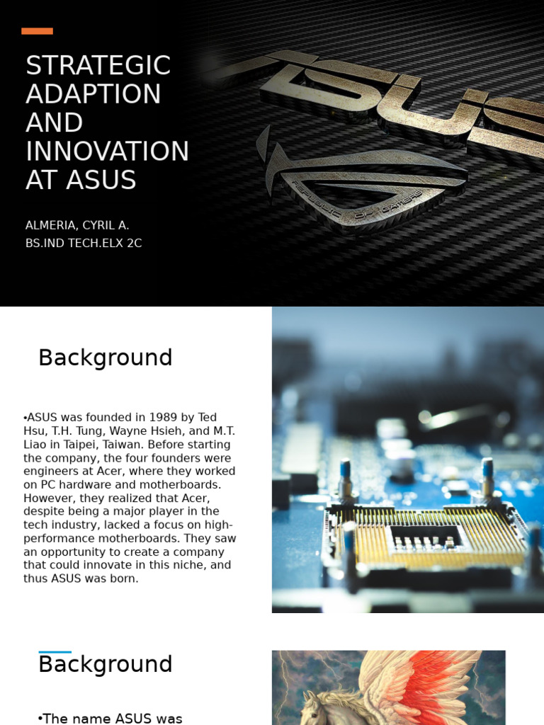 Strategic Adaption and Innovation at Asus | PDF | Computer Hardware ...