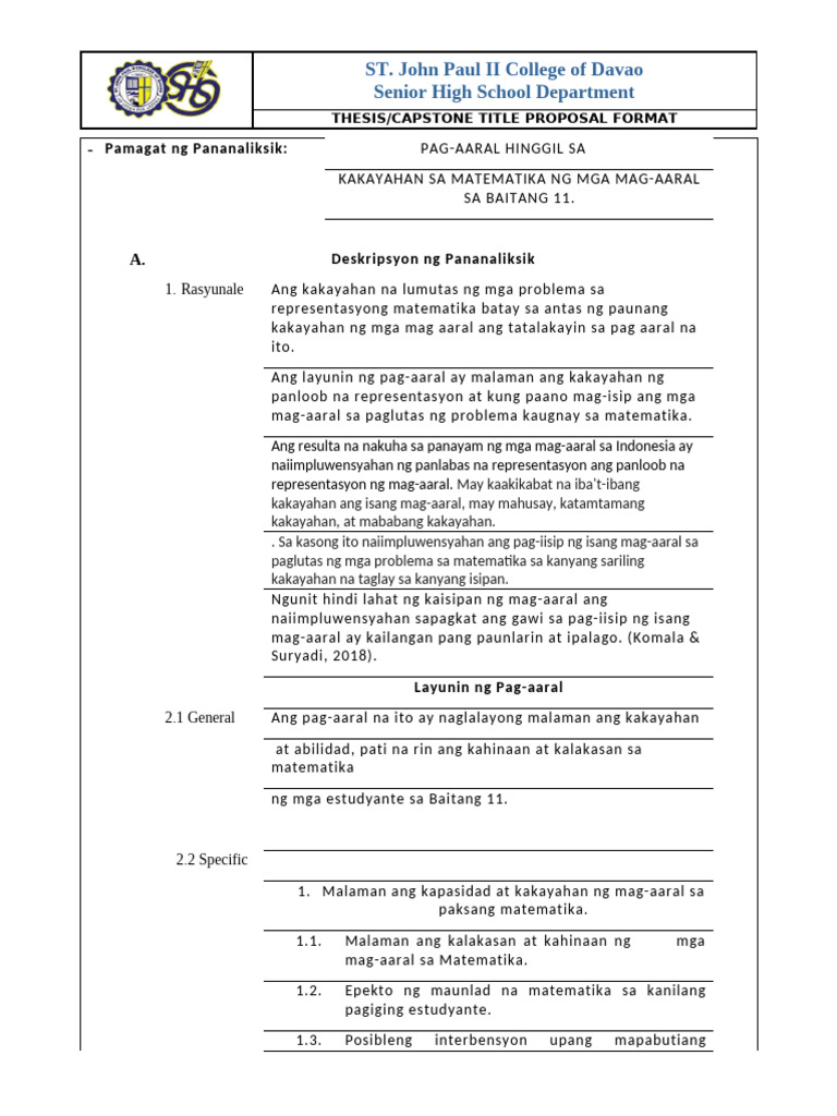 Thesis Capstone | PDF