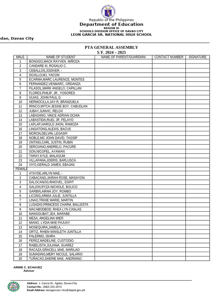 Attendance General Meeting | PDF