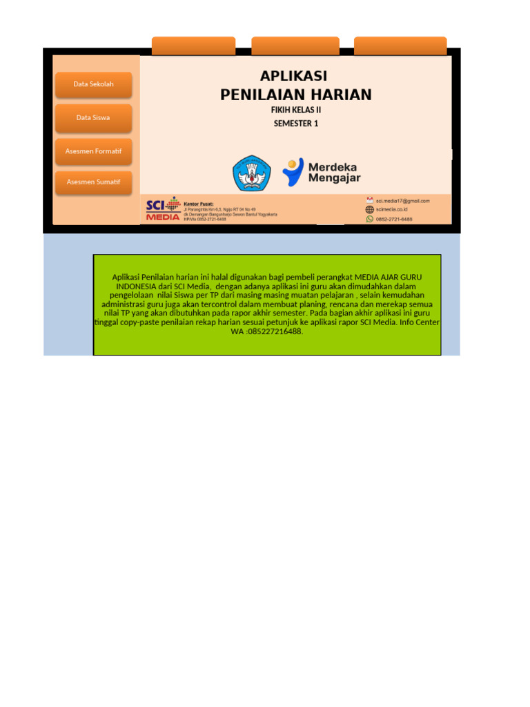 Penilaian Harian FQ Kelas 2 | PDF