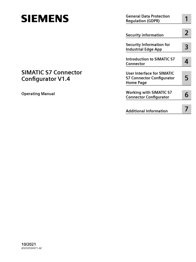 SIMATIC S7 Connector Configurator enUS en-US | PDF | Computer Security ...