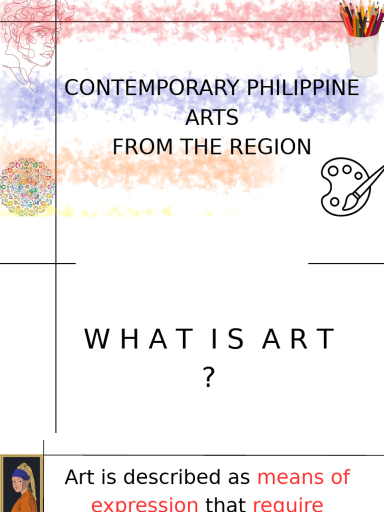 Philippine Arts: Visual Elements Explained | PDF | Color | Hue
