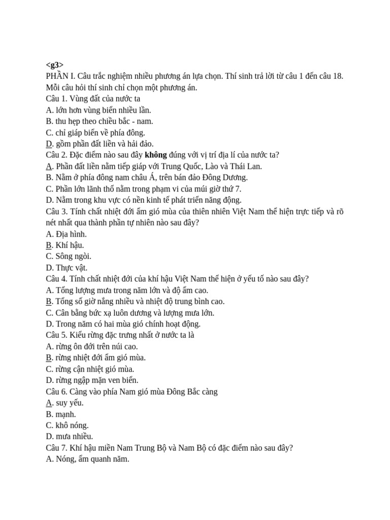 Dethi GK1 Lop12 | PDF