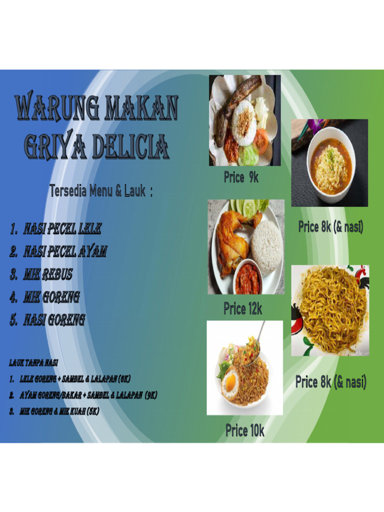 Microsoft PowerPoint - Menu Makanan | PDF