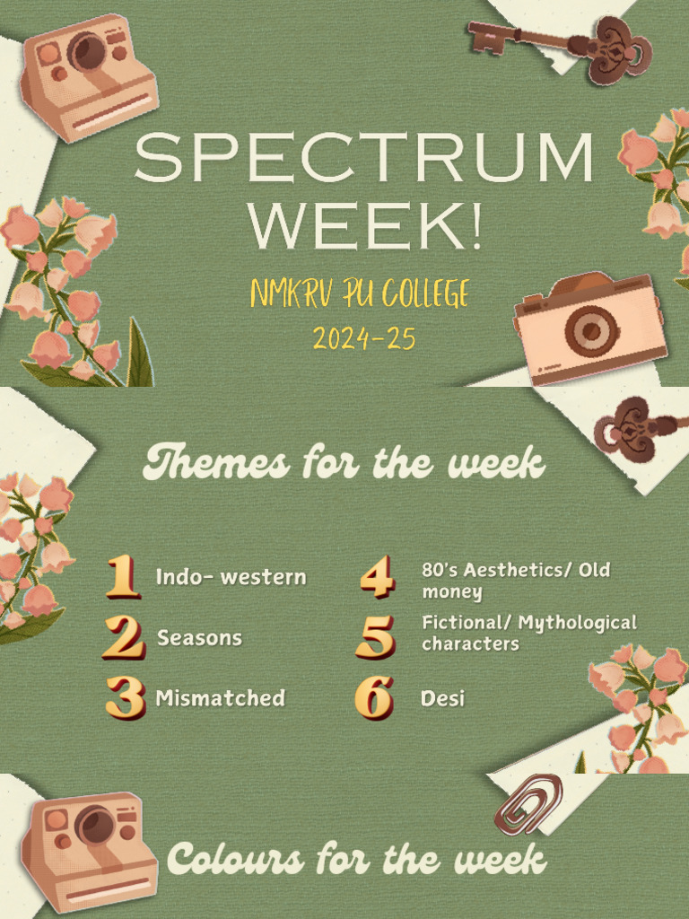 Spectrum Week - 20241010 - 122542 - 0000 | PDF | Clothing | Uniforms