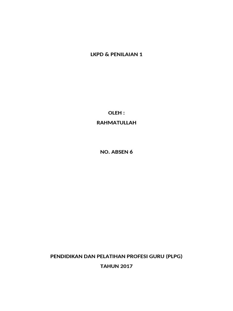 LKPD Dan PENILAIAN 1 | PDF