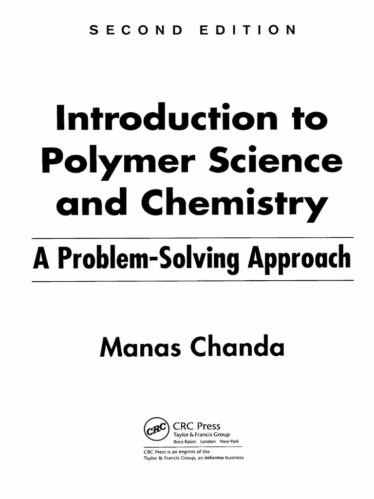 Introduction to Polymer Science | PDF | Copolymer | Polymerization