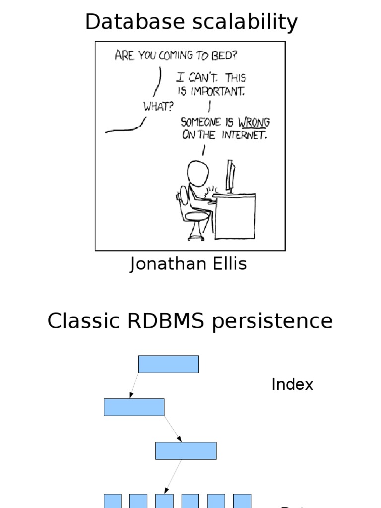 Database Scalability: Jonathan Ellis | PDF | Replication (Computing) | Scalability