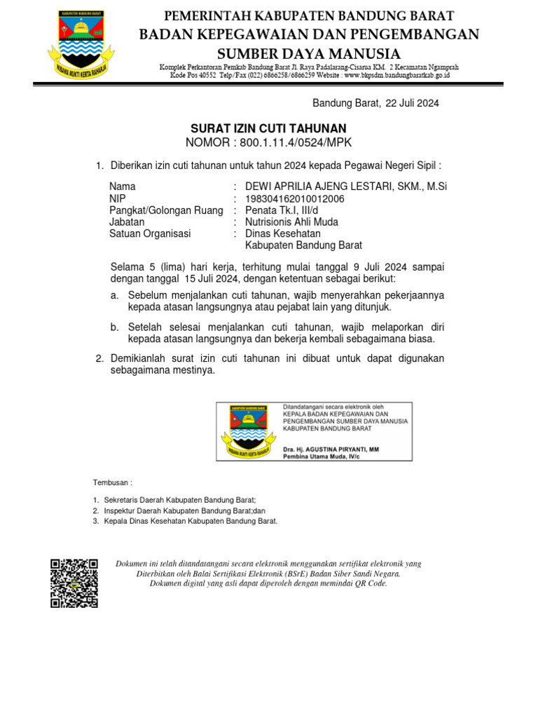 DEWI APRILIA AJENG LESTARI, SKM., M.Si SCTTH Dinkes | PDF