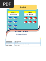 Modul Ajar Matematika Kelas 6 Bab 2 Rasio | PDF