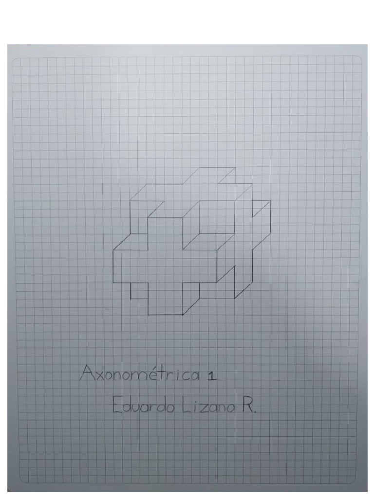 Practica 2 Isometrico en Hoja Cuadriculada | PDF