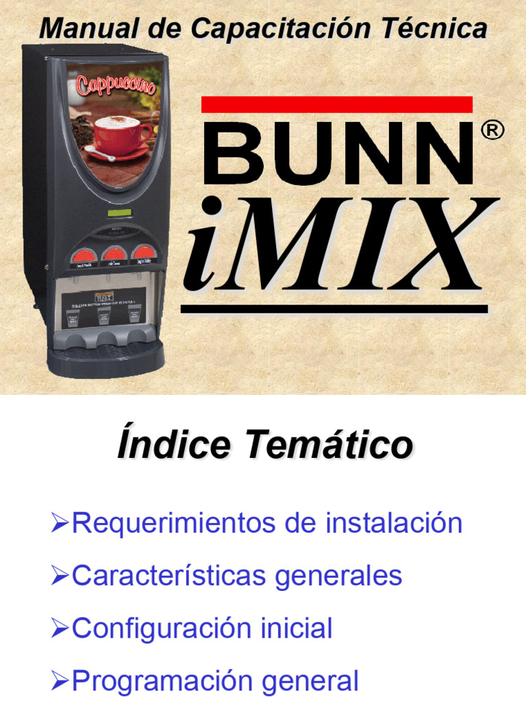 iMIX Capacitacion Tecnica | PDF | Agua | Electrónica