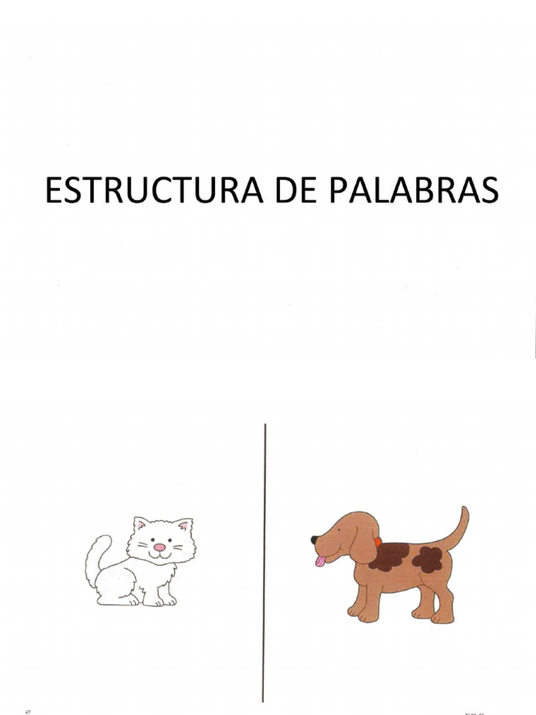 Estructura de Palabras | PDF