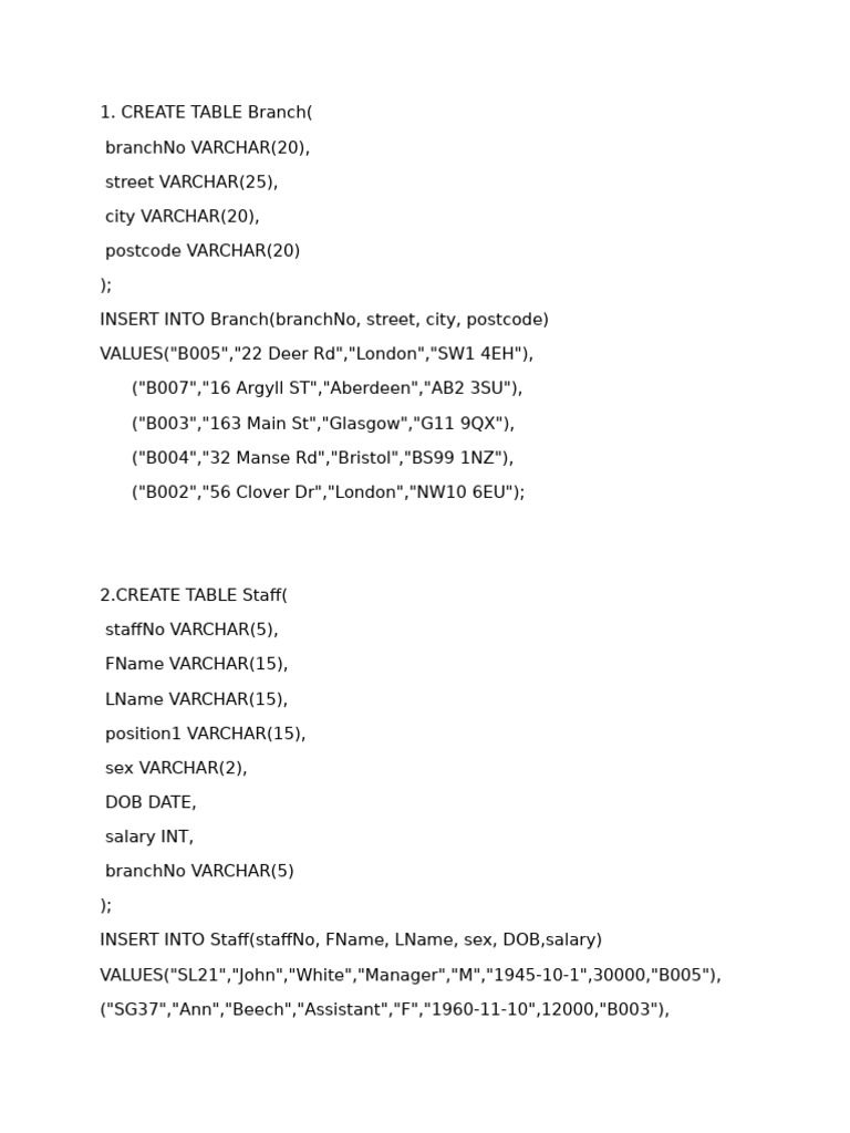 TTTTTT | PDF | Sql | Databases