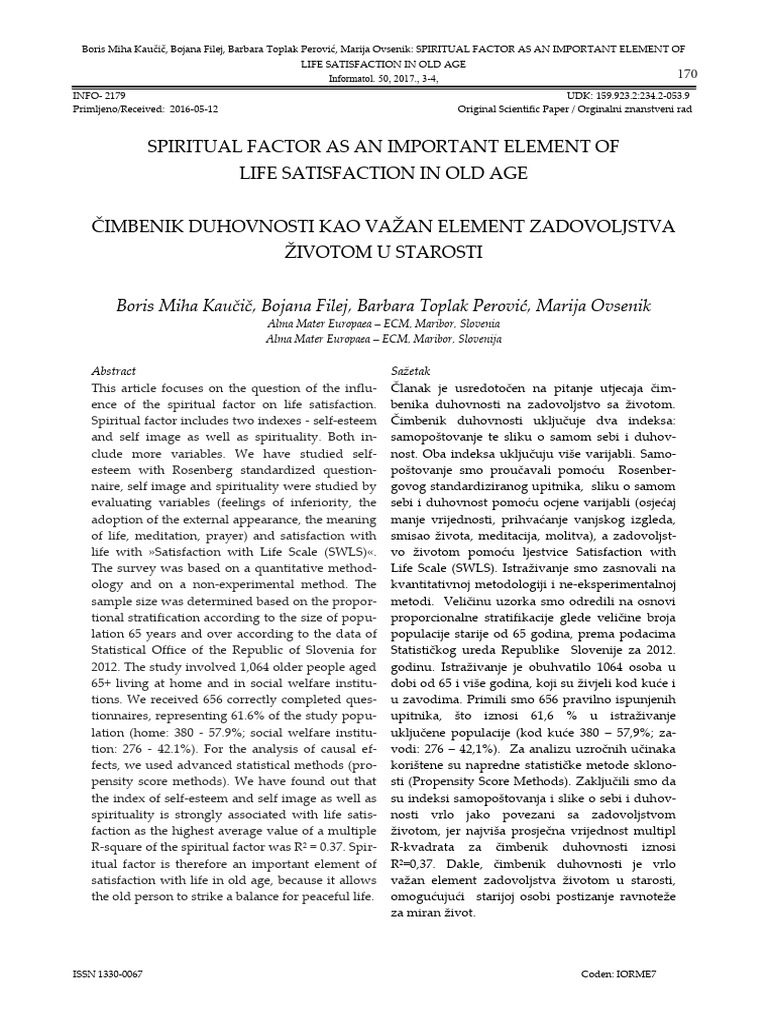 Spiritual_Factor_as_an_Important_Element (1) | PDF | Self Esteem ...