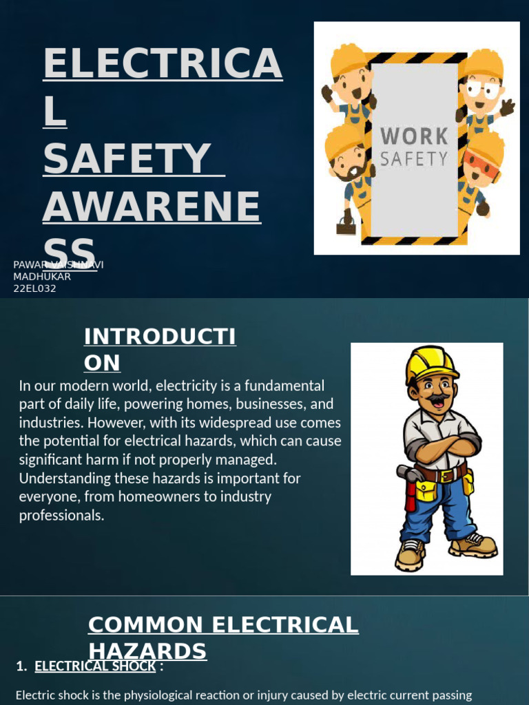 Electrical Safety Awareness | PDF | Occupational Safety And Health Administration | Electricity