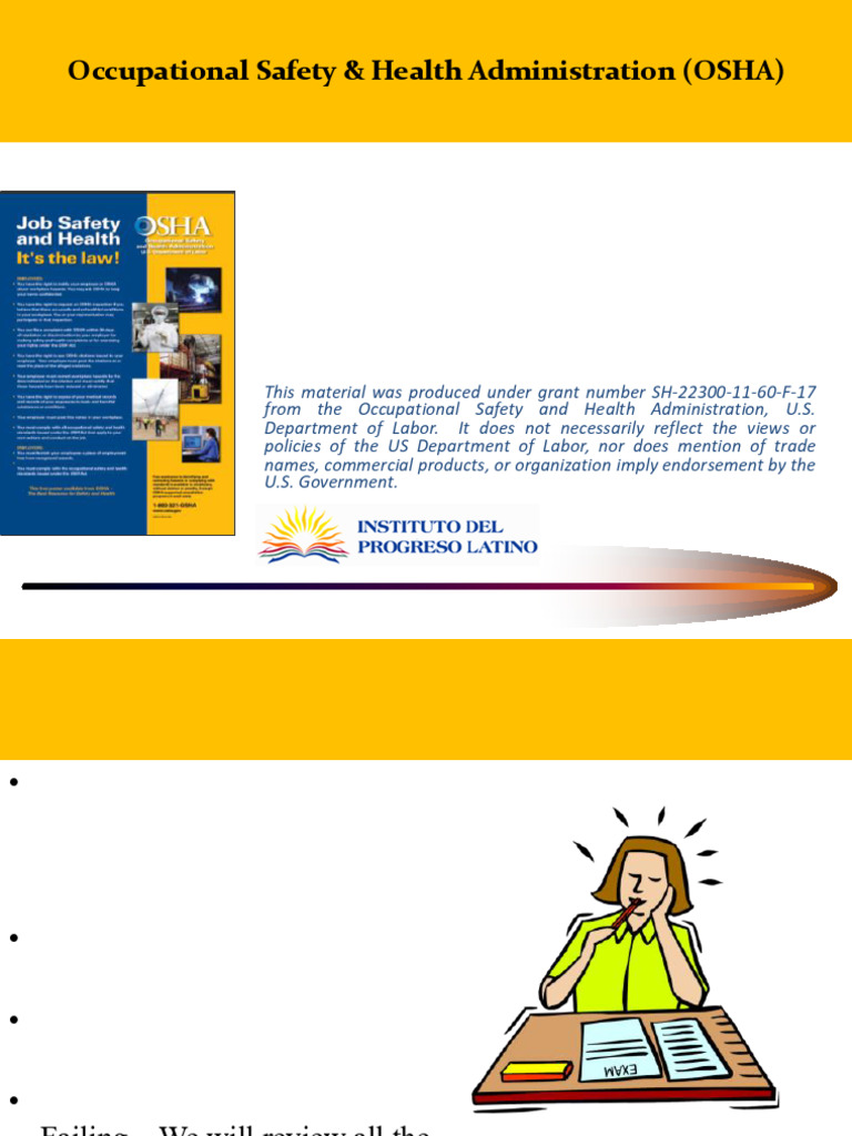 I Am Sharing 'Fy11_sh-22300-11_OSHAOrientation' With You | PDF | Occupational Safety And Health ...