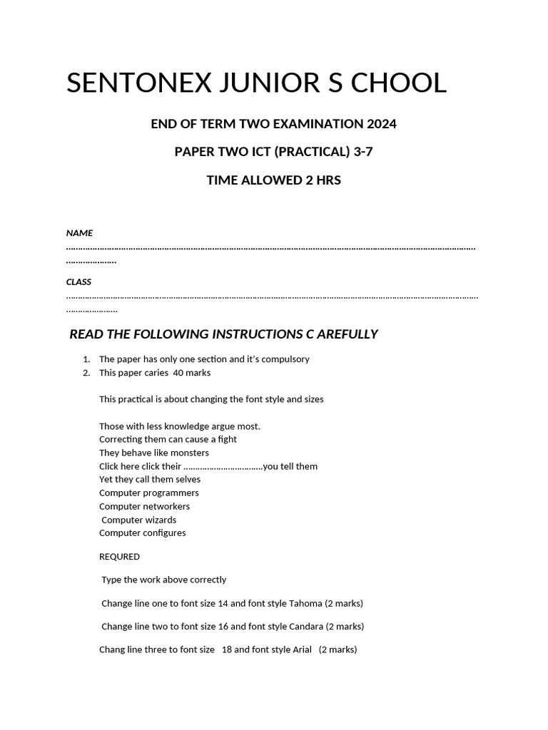Practical Paper 2 | PDF | Teaching Methods & Materials