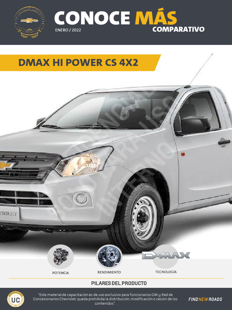 Chevrolet S10 My21 Dmax Hi Power Cs 4X2: Comparativo Comparativo | PDF | Transmisión manual ...