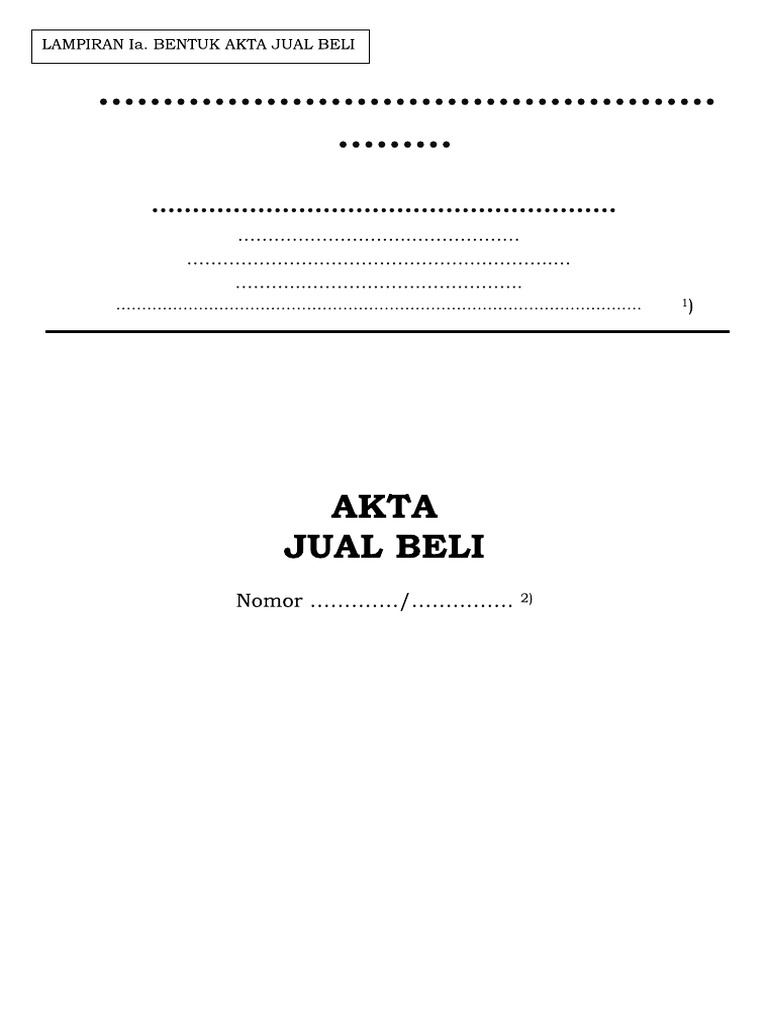 02 - Akta Jual Beli | PDF