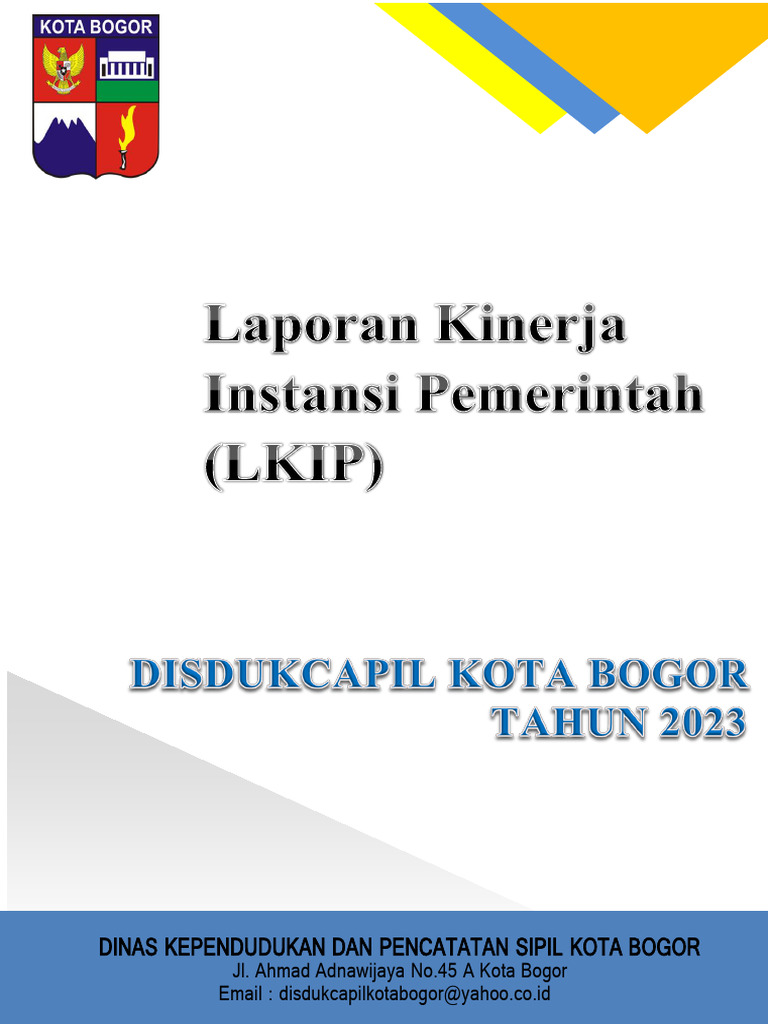 Lkip Disdukcapil Tahun 2023 | PDF