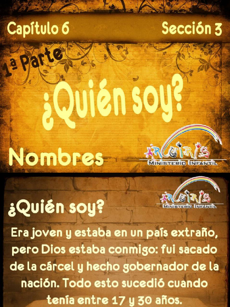Quien Soy I Parte | PDF