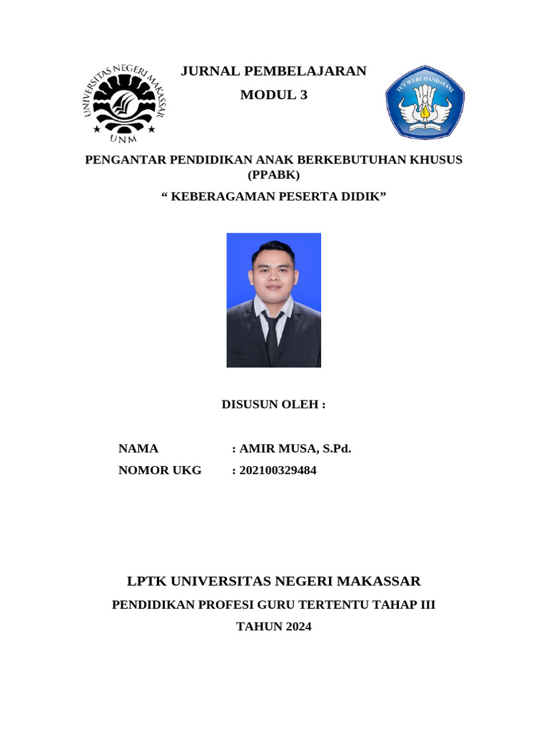 Modul 3 Keberagaman Peserta Didik Amir Musa | PDF