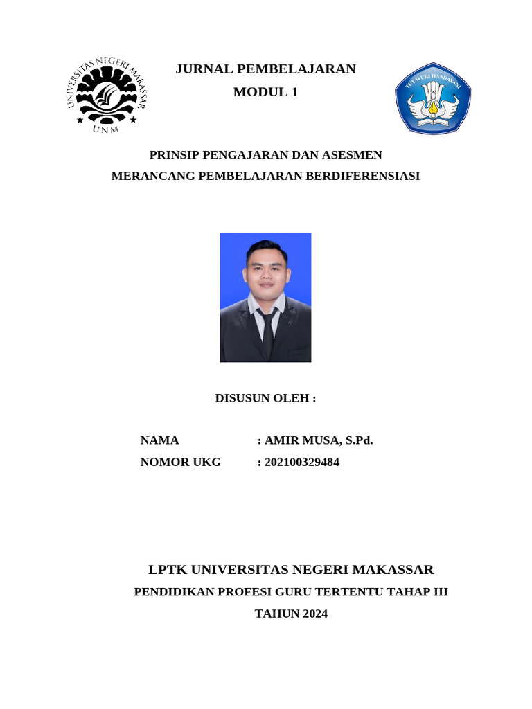Modul 1 Berdiferensiasi Amir Musa | PDF