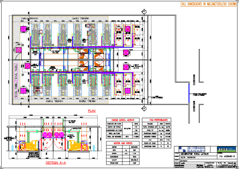 12xAC2540 - GENRATOR ROOM LAYOUT | PDF